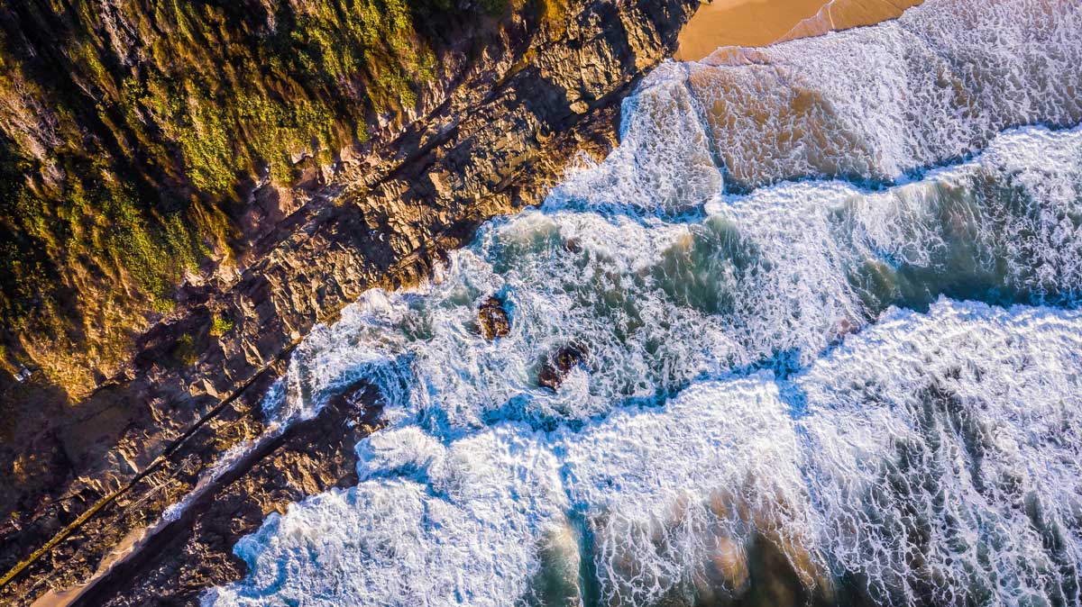 Burgess Beach, Forster: Fairy pool, swimming and surfing