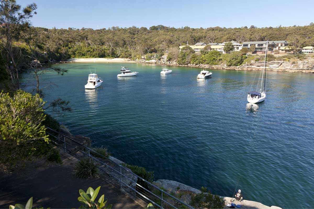 Little Manly Beach, Sydney: Location, swimming & fishing
